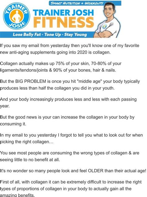 The Flat Belly Formula Warning Avoid Fake Collagen What To Look For Milled