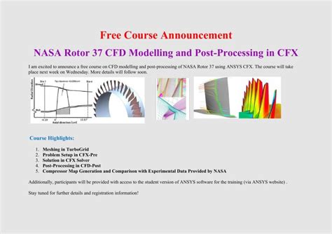 Sijal A On Linkedin Free Course Cfd Analysis Of Nasa Rotor 37 Limited Seats Registration…