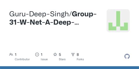 Issues · Guru Deep Singhgroup 31 W Net A Deep Model For Fully