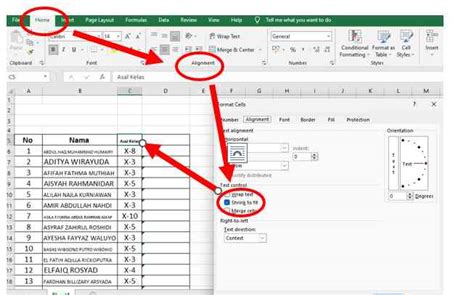 Cara Mengatur Ukuran Font Otomatis Mengikuti Lebar Kolom Di Excel