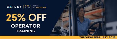 25 Off Operator Training Bailey Equipment And Intralogistics