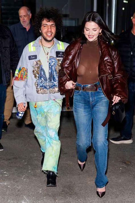 Selena Gomez Shows Off Victorias Secret Bra With Benny Blanco Us Weekly