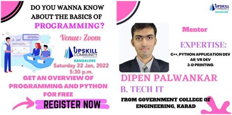 dipen p on linkedin programming python webinar community share upskilling upskill