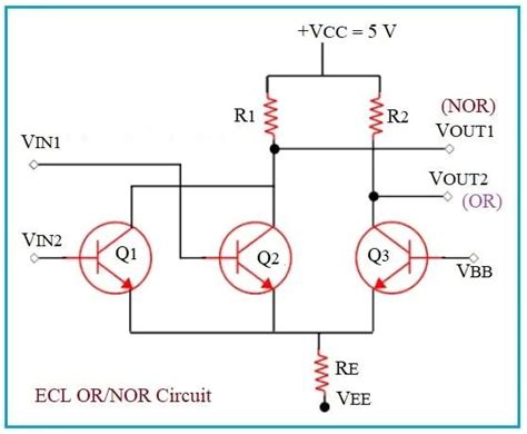Emitter Coupled Logic Ecl Circuits Explained Rf Wireless World
