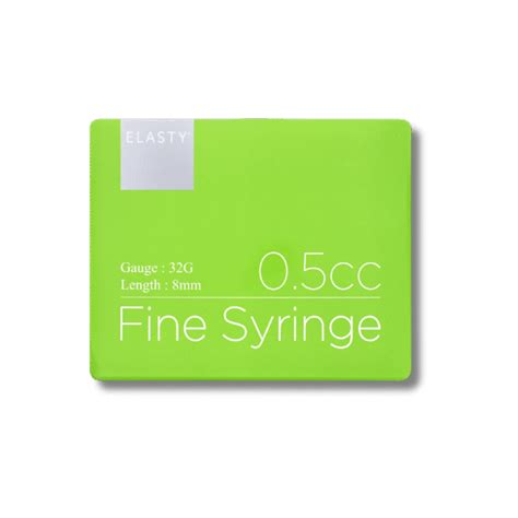 Elasty 32g Ultra Thin Insulin Syringes 8mm 05cc Derma Direct
