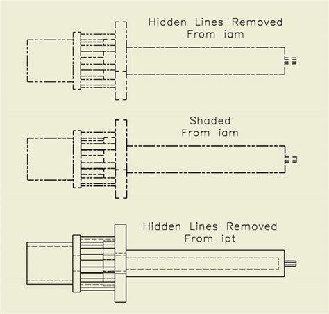 Idw Displays Phantom Lines When Ipt In Iam Autodesk Community