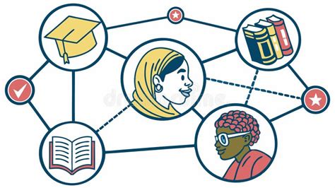 Diverse People Network Diagram Global Connection And Teamwork Vector Design Generative Ai Stock