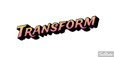 Transform Word Animated  Logo Designs