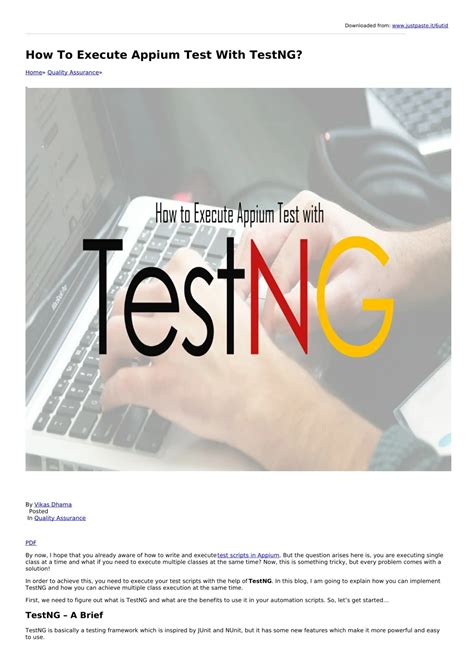 Ppt How To Execute Appium Test With Testng Powerpoint Presentation Free Download Id7992002