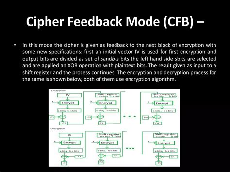 Block Cipher And Operation Modes Pptx Computing Technology