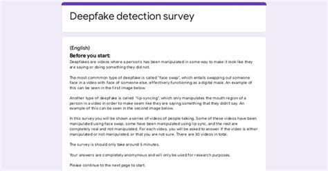 Can You Tell If Videos Contain Deepfakes Or Not This Is A Survey For
