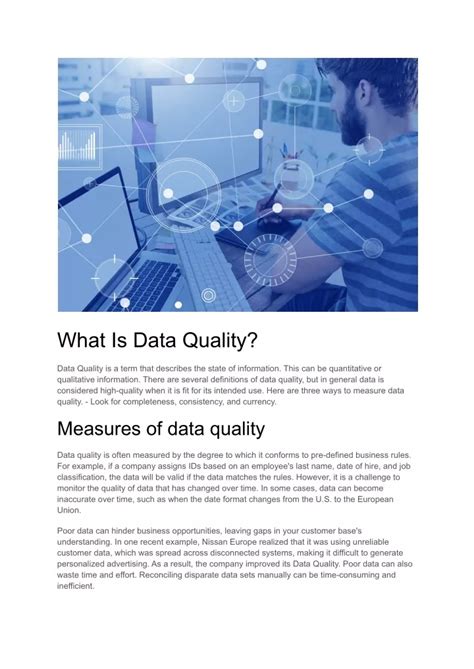 Ppt What Is Data Quality Powerpoint Presentation Free Download Id
