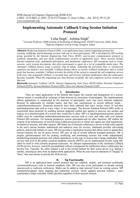 Session Initiation Protocol Pptx Web Conferencing Computer Software And Applications