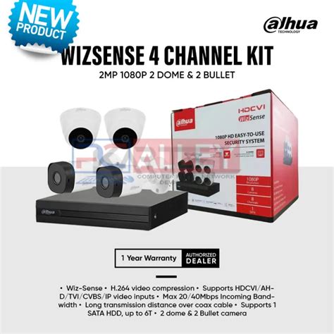 Dahua 4 Camera 4ch 2mp 1080p Diy Cctv Kit Dh Kit Cvi2mp2b2t I Cctv