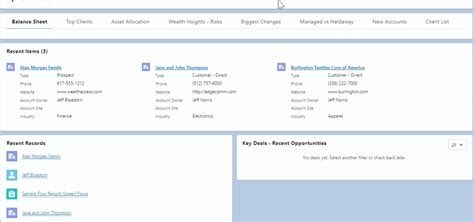 Wealth Access For Salesforce Walkthrough Wealth Access