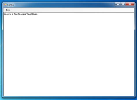 File Handling How To Open A Text File In Visual Basic Free Source