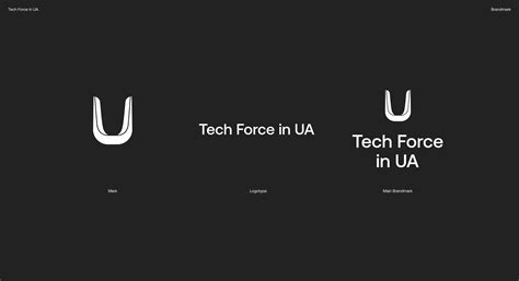 Dmytro Khrunevych Creates Brand Identity For Tech Force In Ua World Brand Design Society