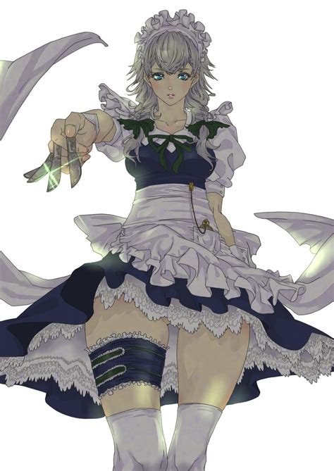 Izayoi Sakuya Touhou Drawn By Poruhi Danbooru