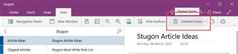 How To Find Onenote Recycle Bin And Recover Delete Notes Stugon