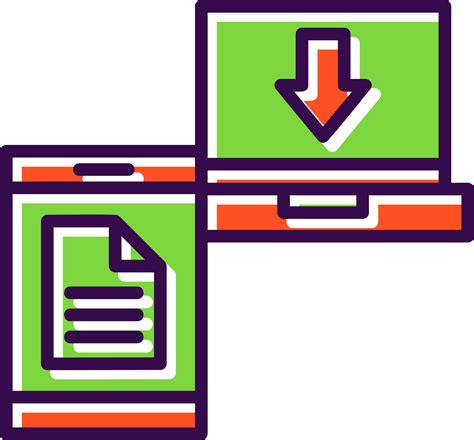 File Transfer Vector Icon Design 16559715 Vector Art At Vecteezy