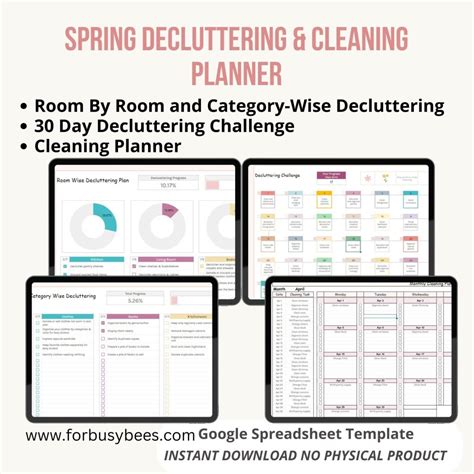 Spring Cleaning And Decluttering Checklist