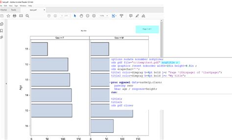 Solved Using System Options To Add Page Number To Pdf Output Sas