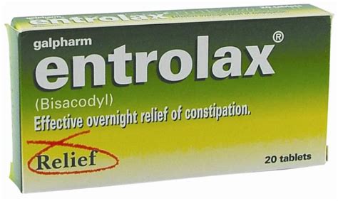 Entrolax Laxative Tablets 20 The Only Chemist London
