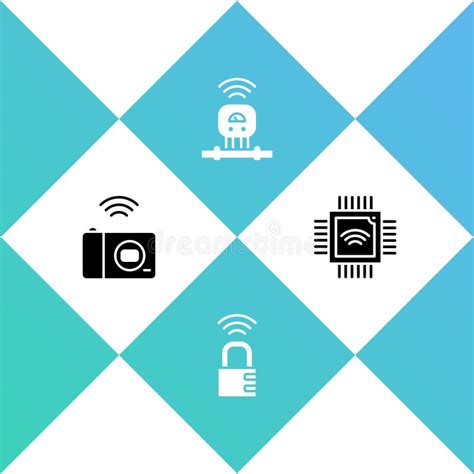 Set Smart Photo Camera Safe Combination Lock Sensor And Processor