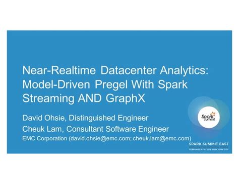 Implementing Near Realtime Datacenter Health Analytics Using Model