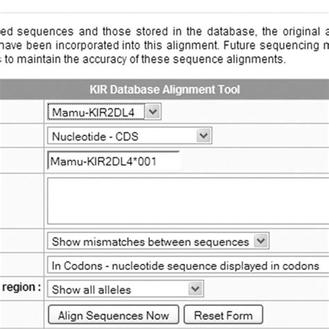 Alignment Interface The Alignment Interface Provides A User Friendly Download Scientific