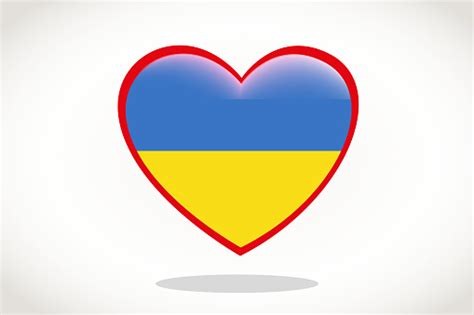 우크라이나의 심장 3d 플래그 우크라이나 플래그 템플릿 디자인 관광에 대한 스톡 벡터 아트 및 기타 이미지 관광 그림자 기 Istock