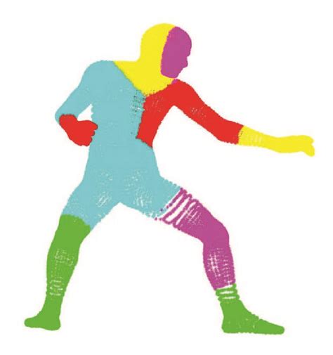 Different Gesture Of The Human Body Model Segmentation Results Using