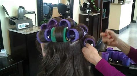 Styling Tips For BIG SEXY HAIR Using Traditional Rollers Hot Rollers Curling Iron Round