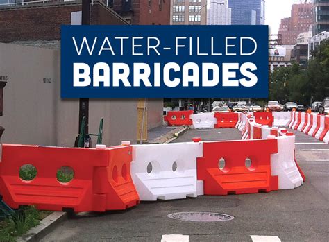 Water Filled Barriers Effective Traffic Control Solutions Tsp