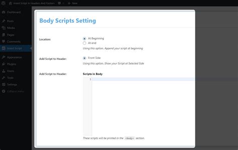 How To Add Script In Header And Footer Of Your Wordpress Site