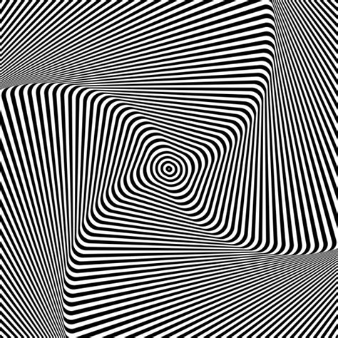Illusion Of Rotation Movement Abstract Op Art Background Stock Vector