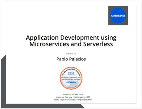 Ing Pablo Palacios On Linkedin Congratulations On Completing The Coursera Certification
