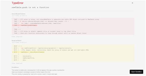 react json tabler datafull fai codesandbox