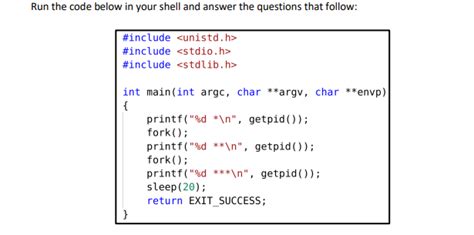 Solved Run The Code Below In Your Shell And Answer The Chegg