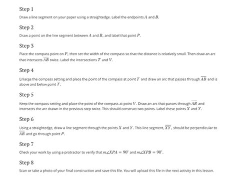 Get Answer Draw A Line Segment On Your Paper Using A Straightedge Label The Transtutors