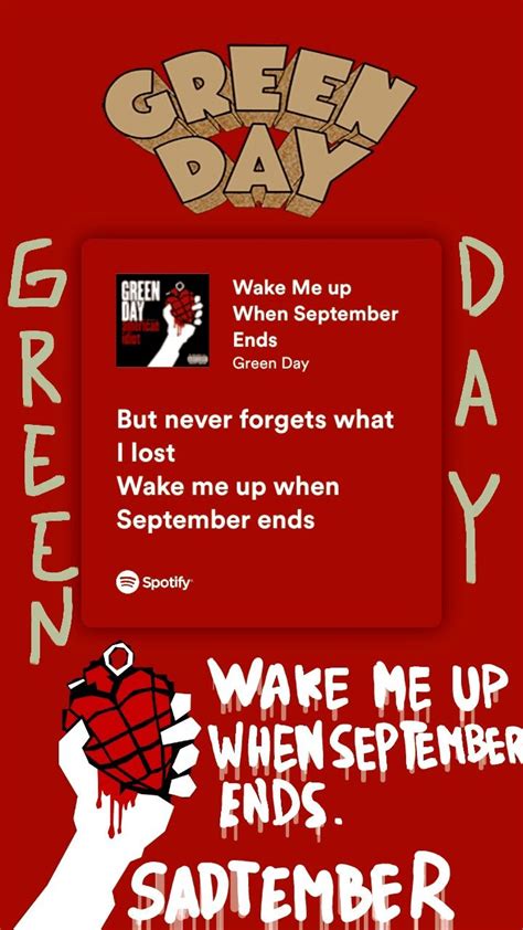 Green Day Lyrics Wallpaper