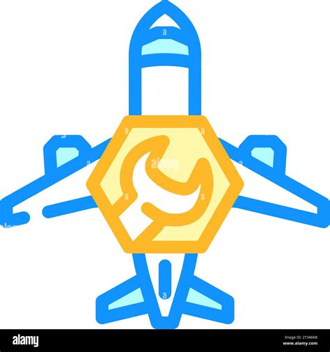 Aircraft Repair Color Icon Vector Illustration Stock Vector Image And Art