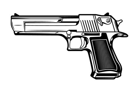 Pistol Vector Gráfico Por Pchvector · Creative Fabrica