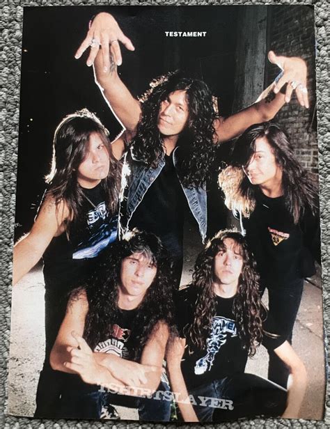 Testament Poster Collection Tshirtslayer Tshirt And Battlejacket