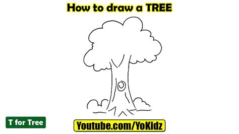 How To Draw A TREE YouTube