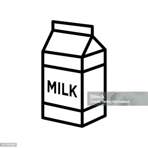 흰색 배경에 우유 아이콘 벡터 디자인 서식 파일 버터에 대한 스톡 벡터 아트 및 기타 이미지 버터 외형선 포장 Istock