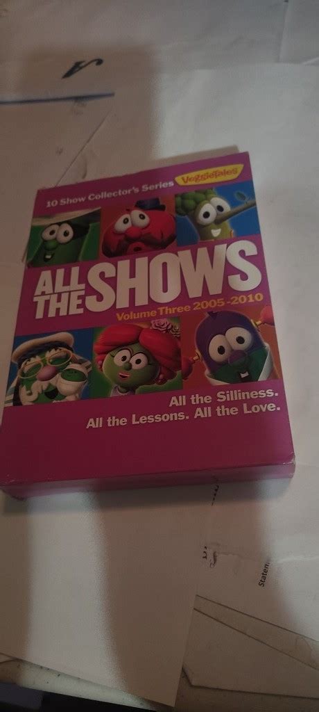 Veggietales All The Shows Volume 3 Dvd Set Complete With Box Veggie
