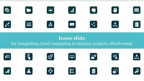 Icons Slide For Integrating Cloud Computing To Enhance Projects Effectiveness Diagrams Pdf
