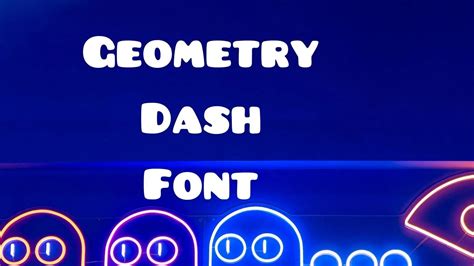 Geometry Dash Font Free Download