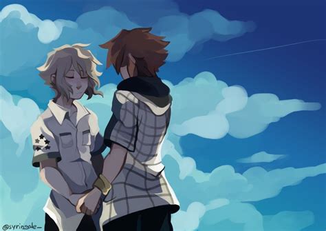 Joshua X Neku In 2024 Kingdom Hearts Art End Of The World Anime